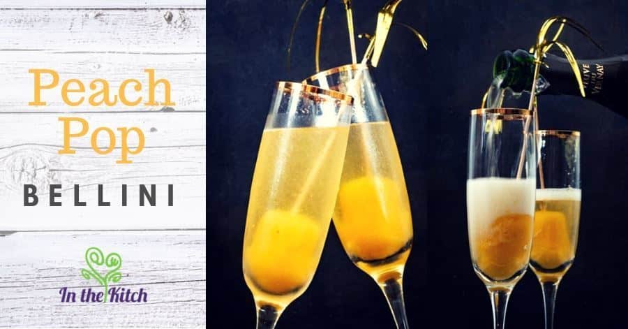 Peach Pop Bellini - In the Kitch