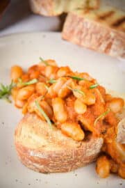Electric Skillet British-Style Beans in Tomato Sauce - In the Kitch
