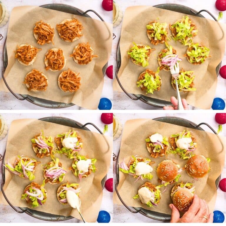 4th of July Pulled Pork Sliders - In the Kitch