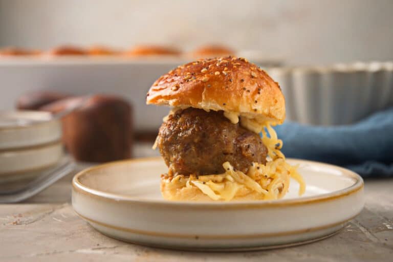 Baked Bison Sliders - In the Kitch