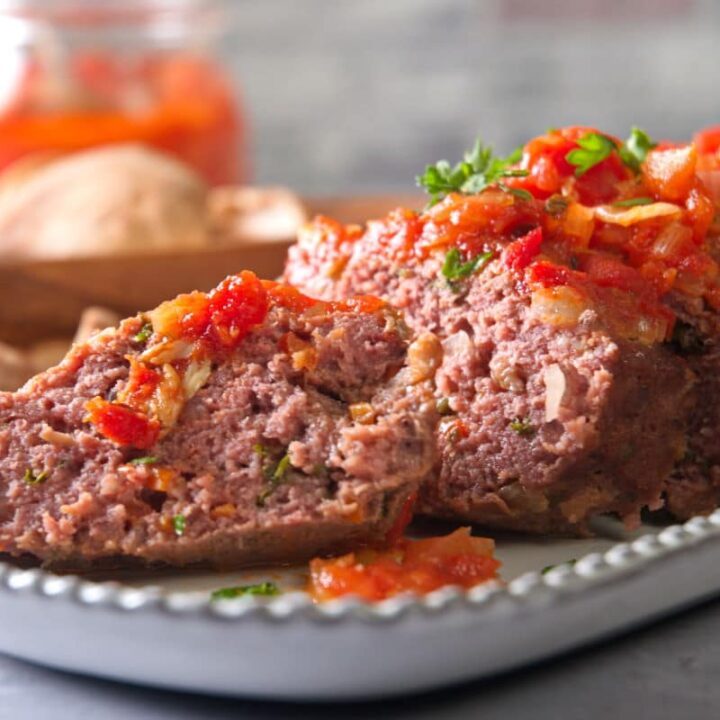 Bison Meatloaf - In the Kitch
