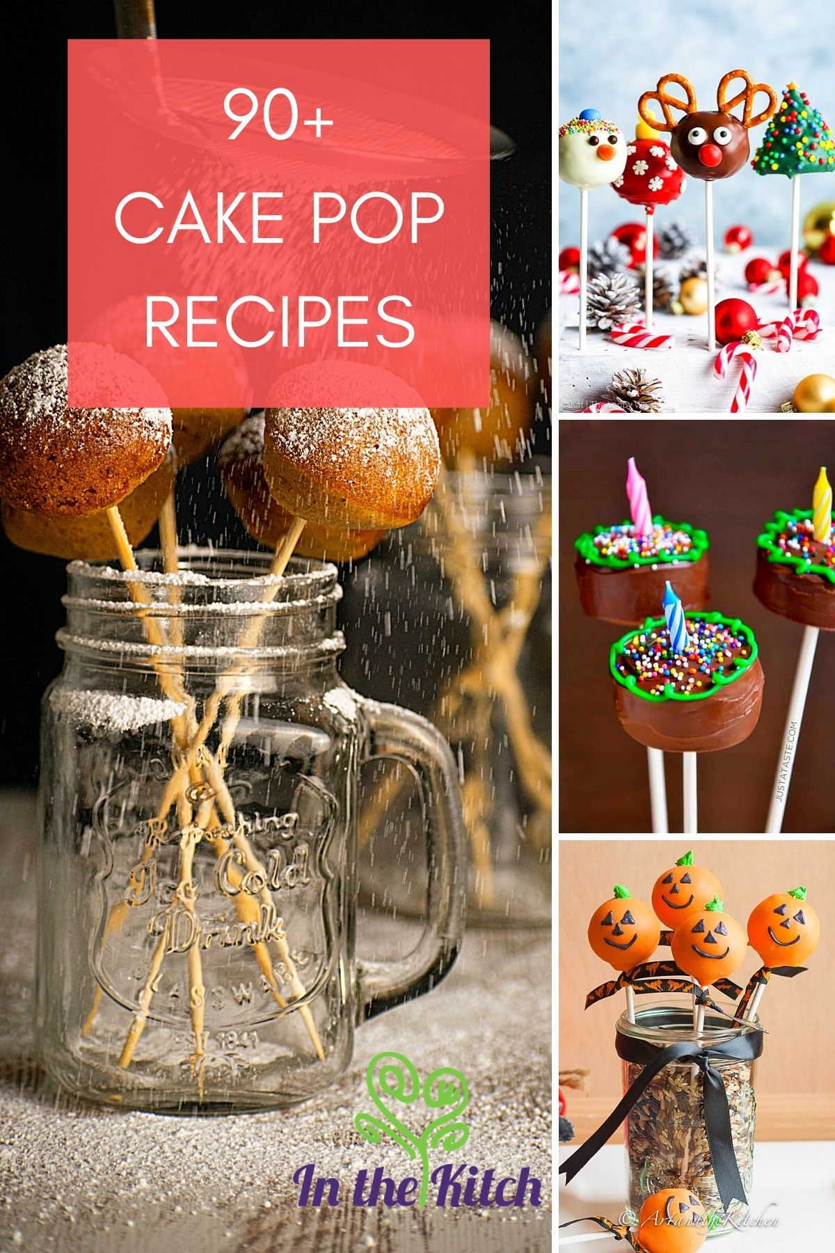 Over 90 Stunning Cake Pop Recipes & Ideas - In the Kitch