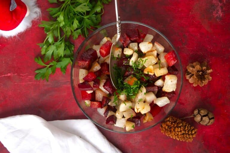 Christmas Side Dish: Roasted Beet & Turnip Duo - In the Kitch