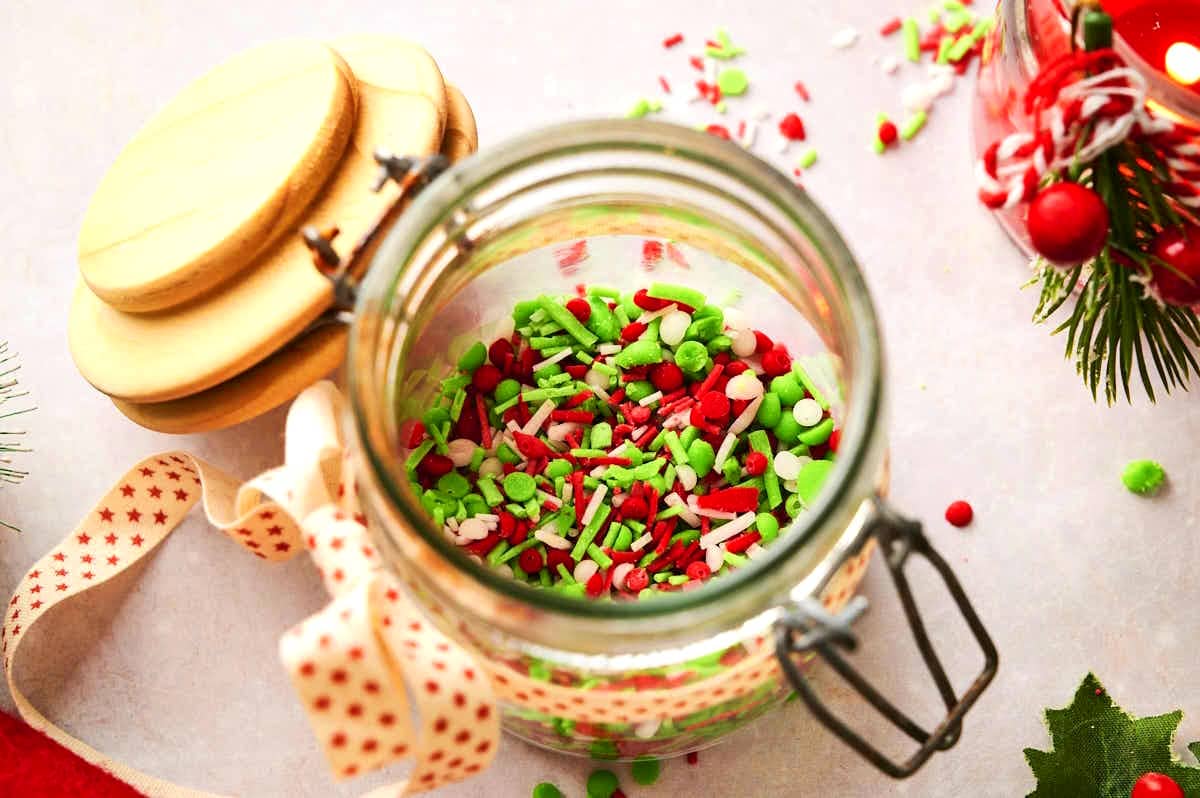 Homemade Christmas Sprinkles - In the Kitch