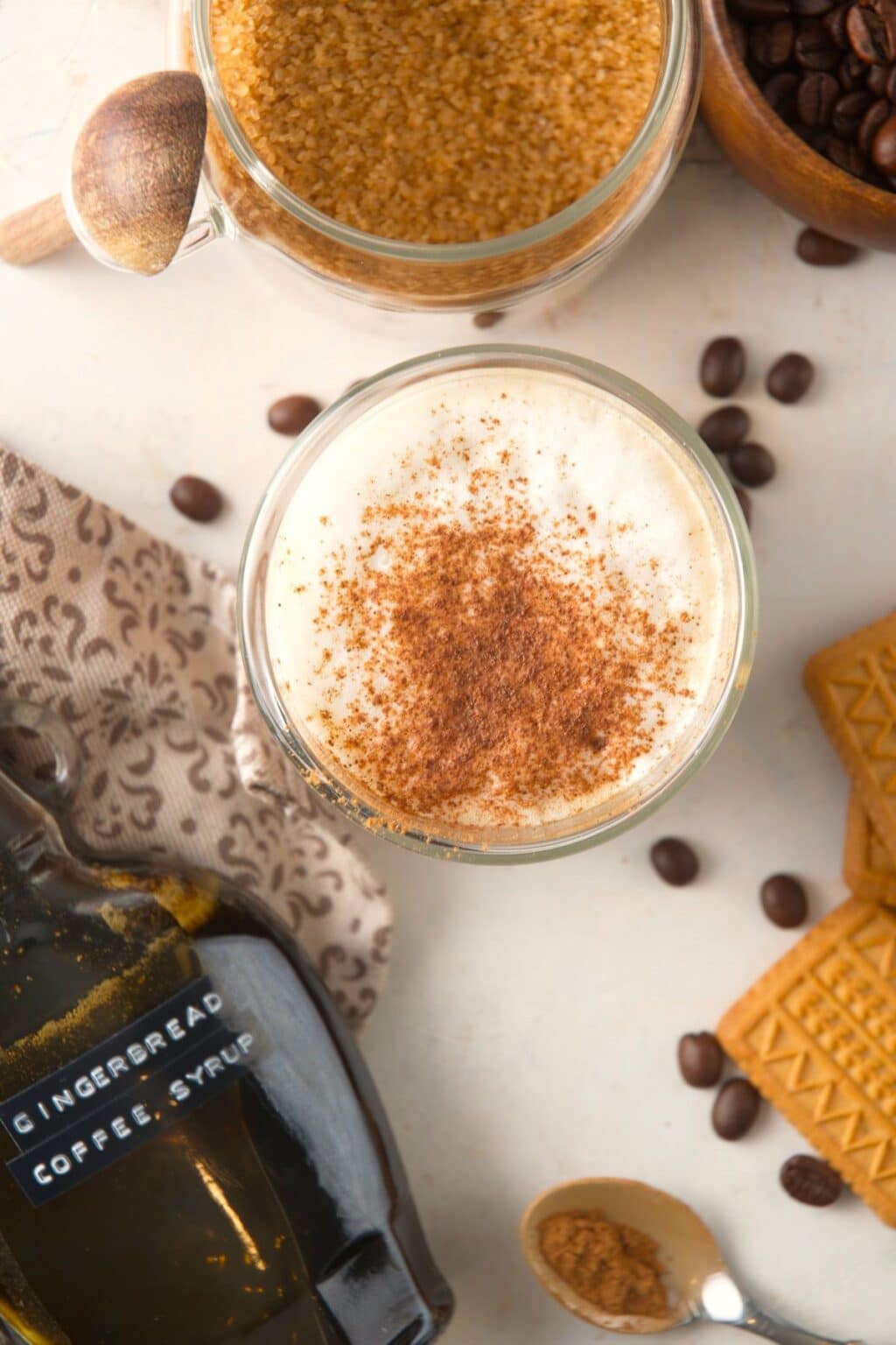 Gingerbread Coffee Syrup (+ Latte) - In the Kitch