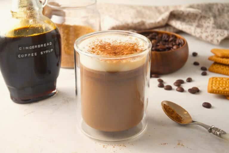 Gingerbread Coffee Syrup (+ Latte) - In the Kitch