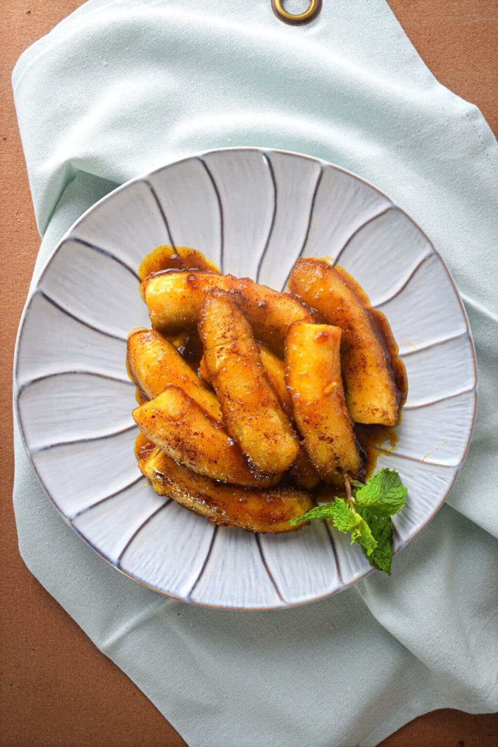 Electric Skillet Flambéed Bananas - In the Kitch