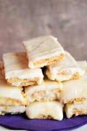 Graham Wafer Lemon Bars - In the Kitch