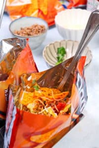 How to Make Walking Tacos aka Taco in a Bag - In the Kitch