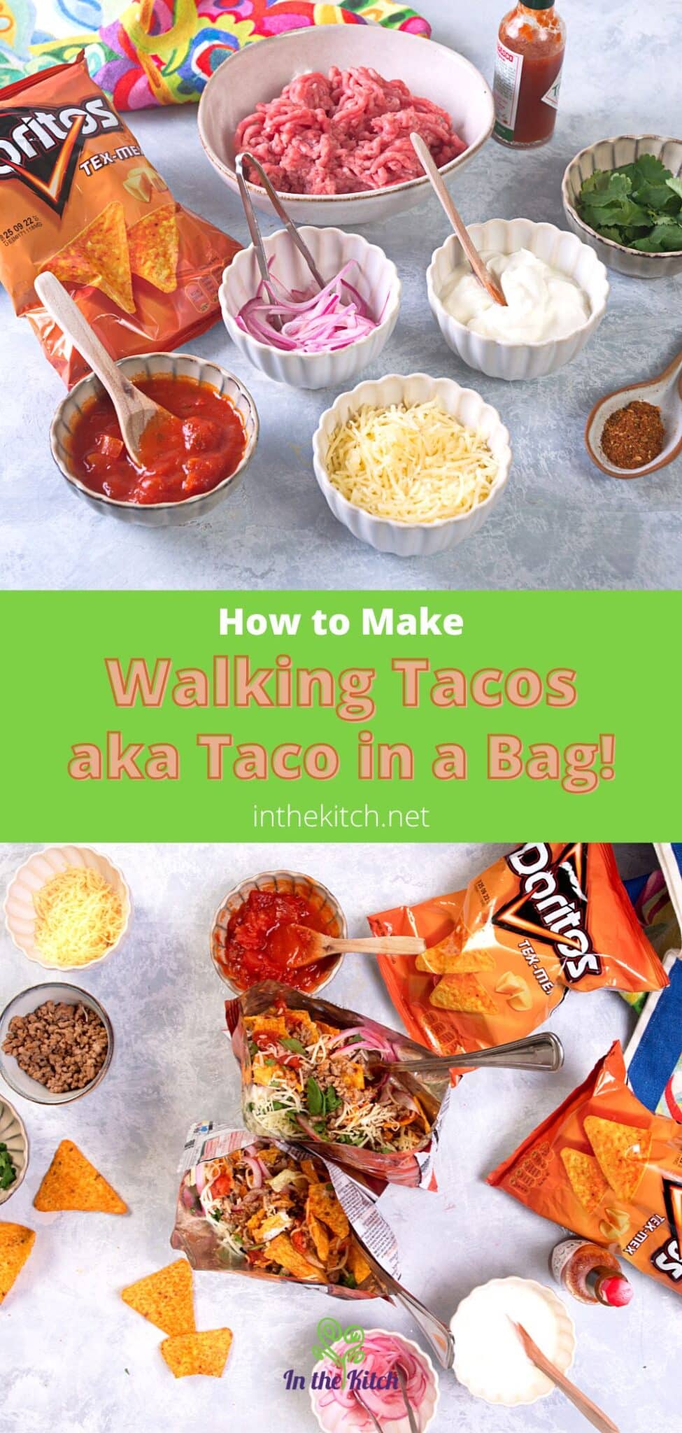 How to Make Walking Tacos (aka Taco in a Bag) - In the Kitch