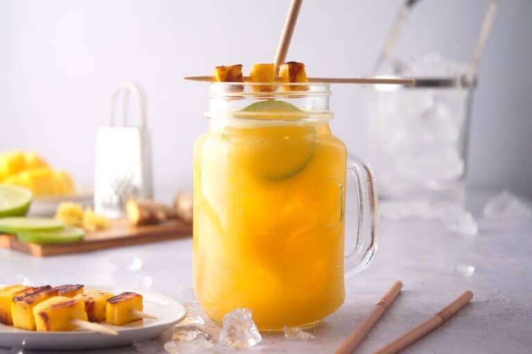 Mango Ginger Cocktail - In the Kitch