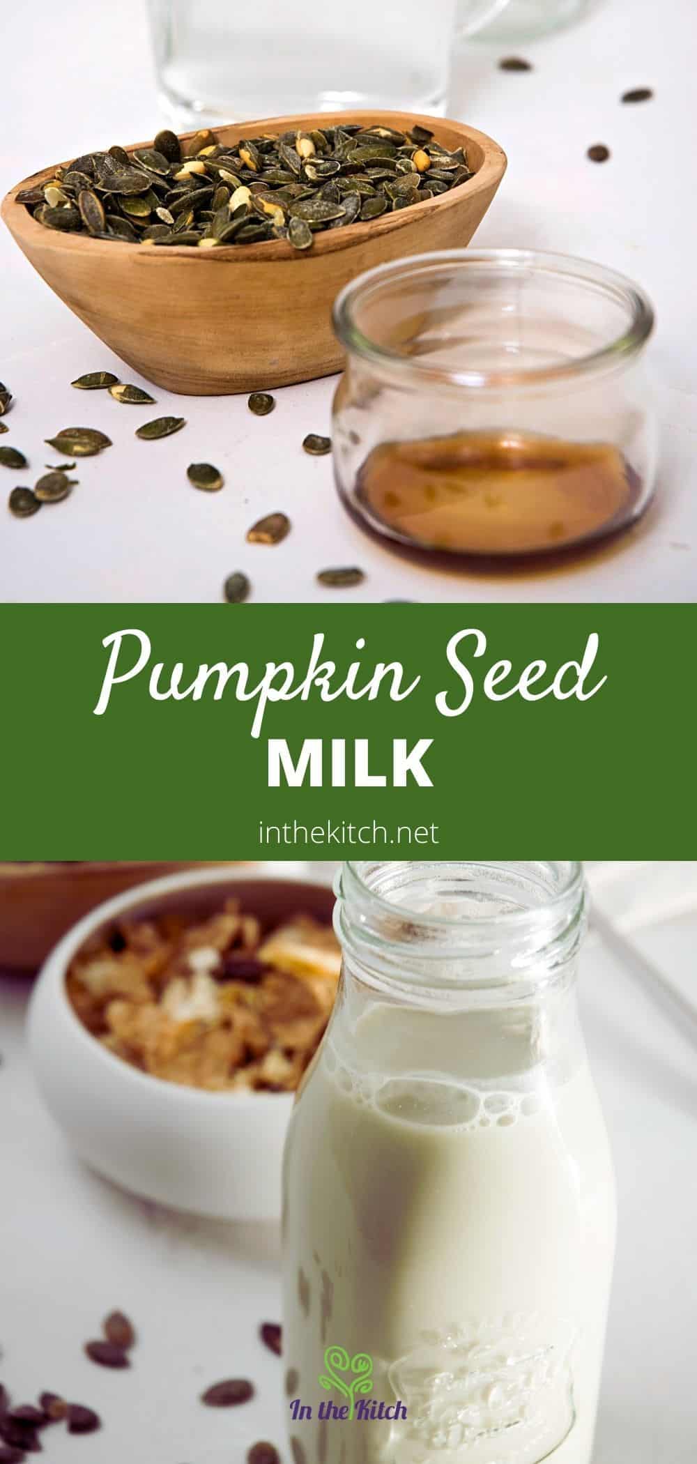 Pumpkin Seed Milk - In the Kitch