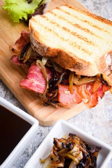 Bacon Butty (Bacon Sandwich) - In the Kitch