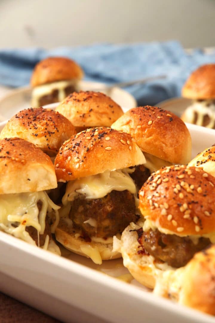 Baked Bison Sliders - In the Kitch