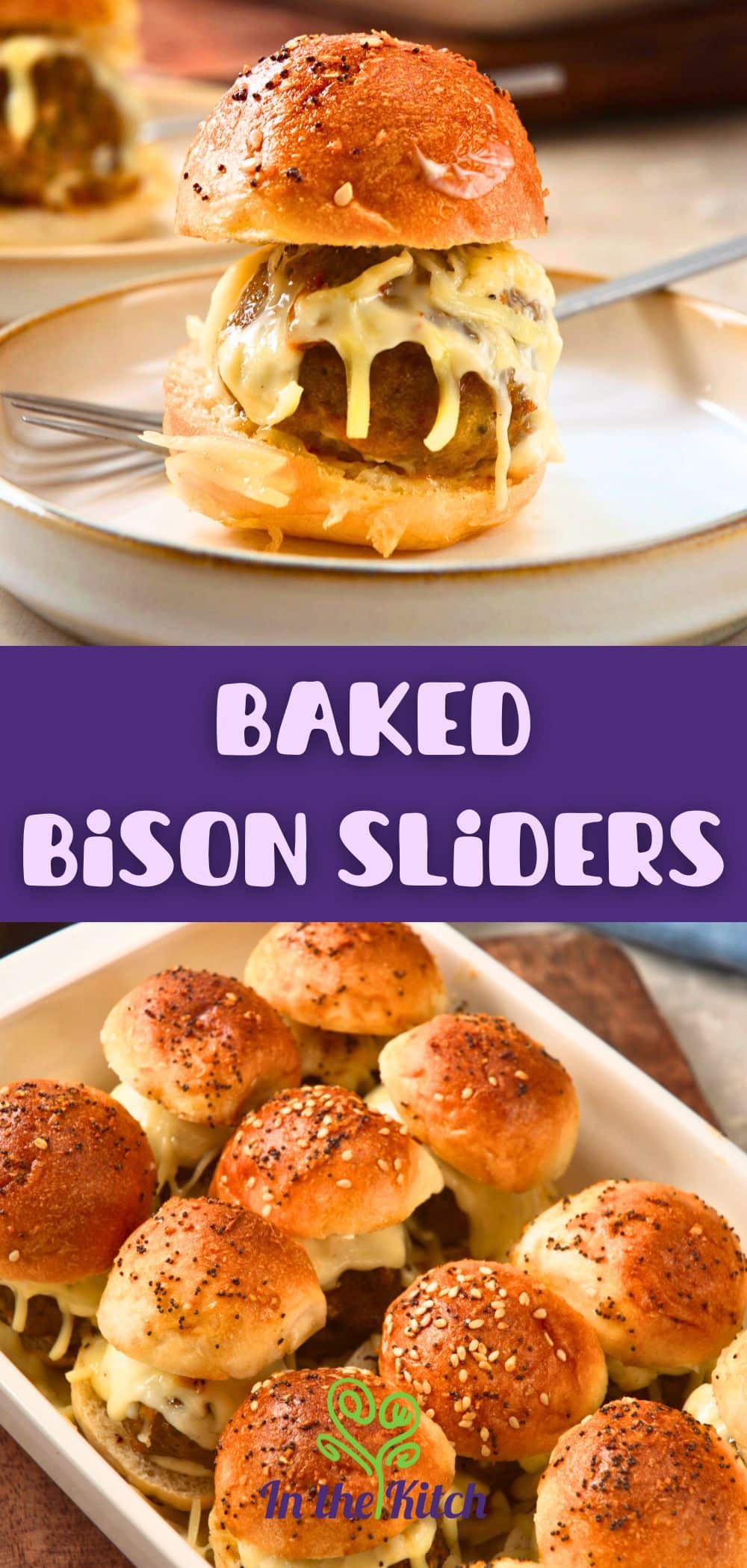 Baked Bison Sliders - In the Kitch