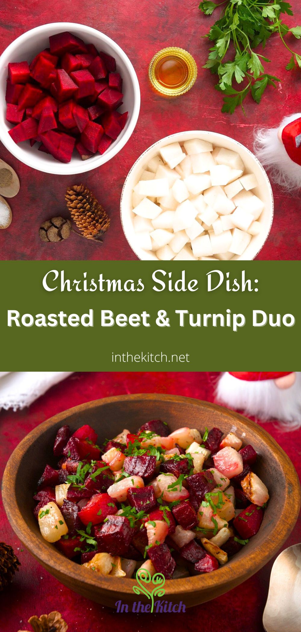 Christmas Side Dish: Roasted Beet & Turnip Duo - In the Kitch