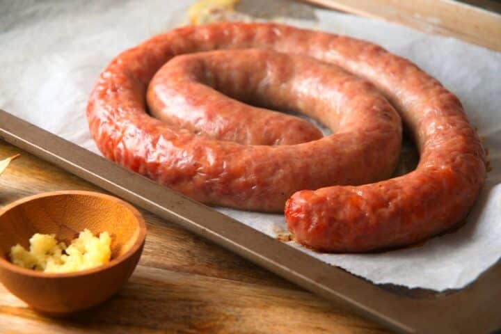 Easy Homemade Pickled Sausage - In the Kitch