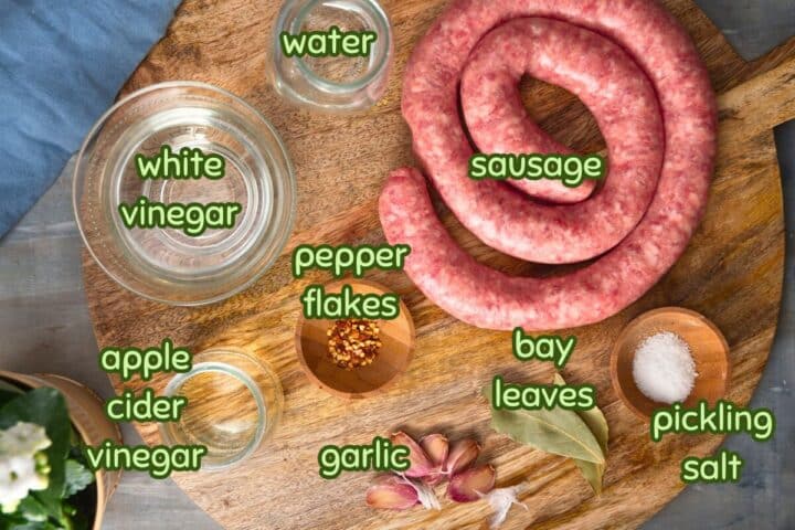 Easy Homemade Pickled Sausage - In the Kitch