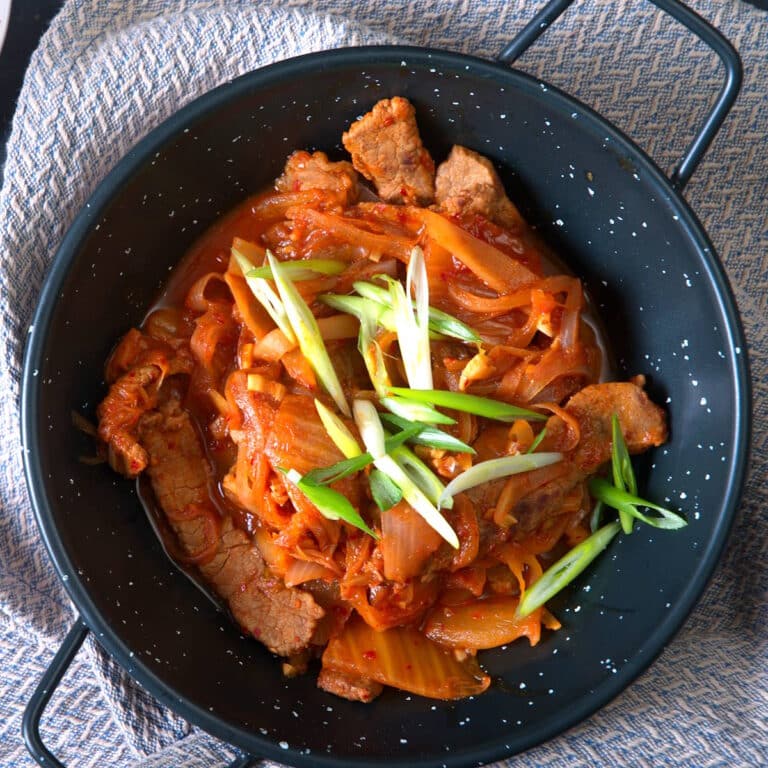 Easy Kimchi Beef Stew - In the Kitch