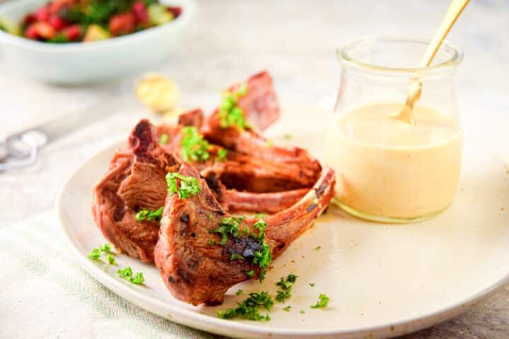 Electric Skillet Lamb Chops - In the Kitch