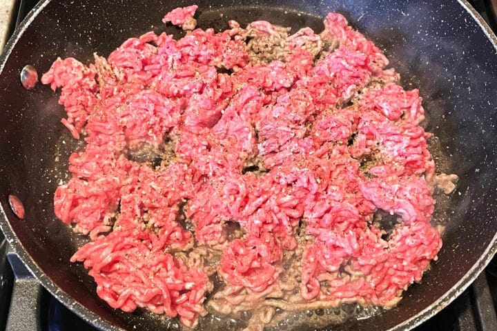 Hamburger Scrambled Eggs - In the Kitch