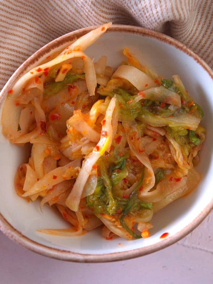 Korean Kimchi Chicken - In the Kitch