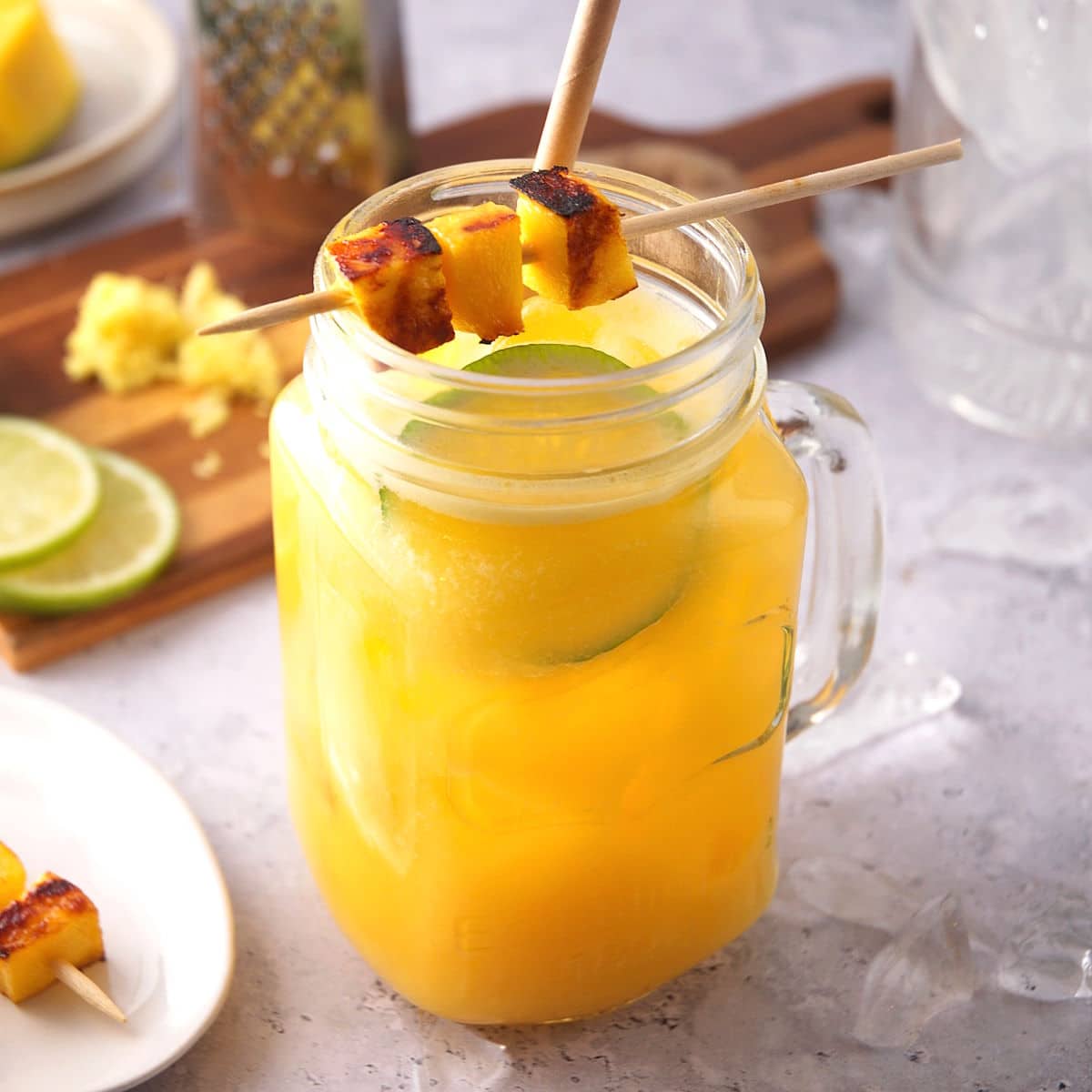 Mango Ginger Cocktail - In the Kitch