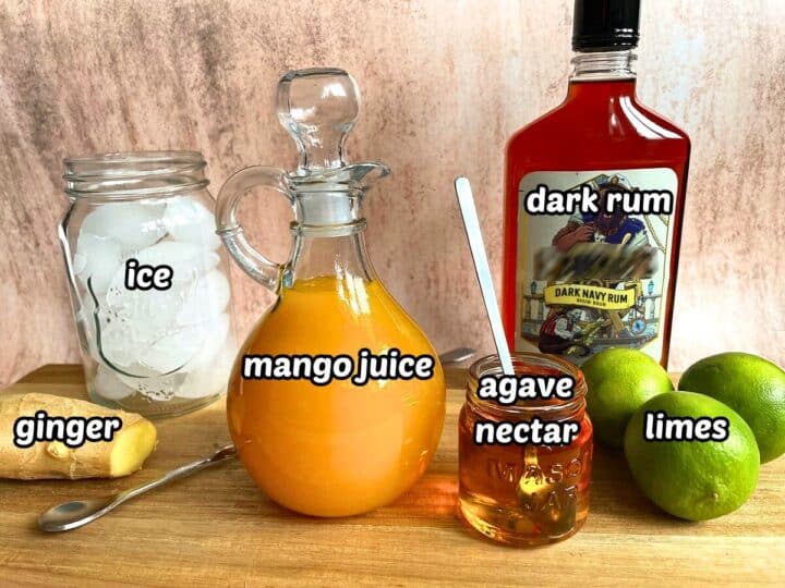 Mango Ginger Cocktail - In the Kitch