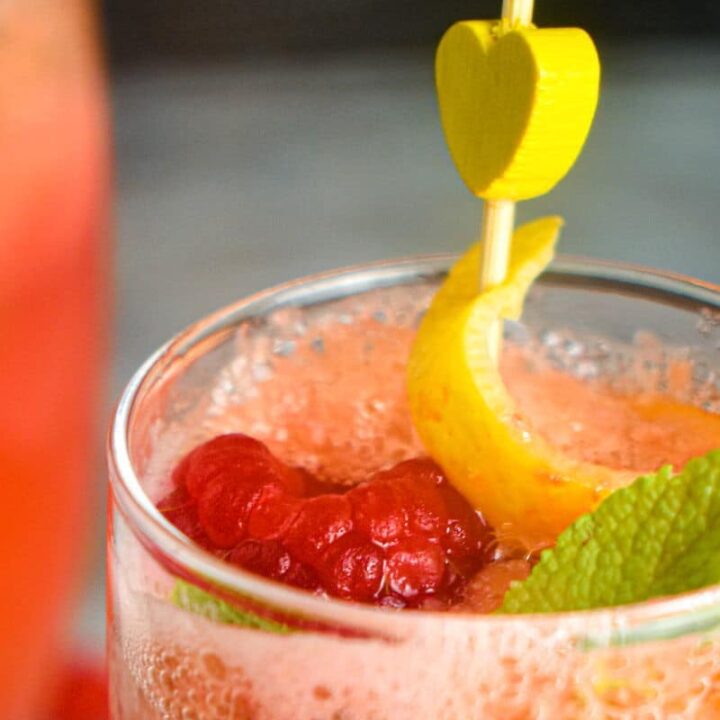 Raspberry Twist Cocktail - In the Kitch