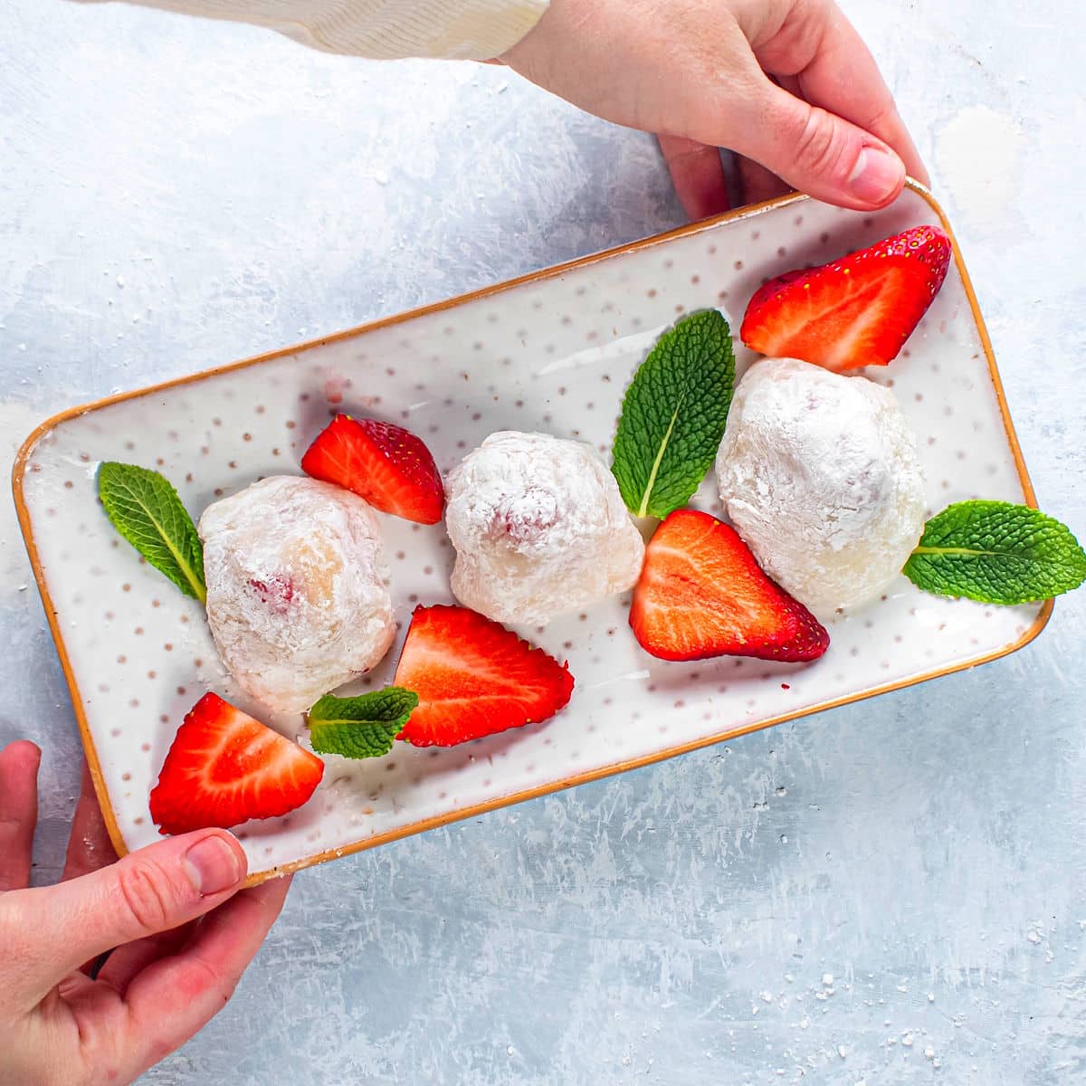 Strawberry Mochi - In the Kitch