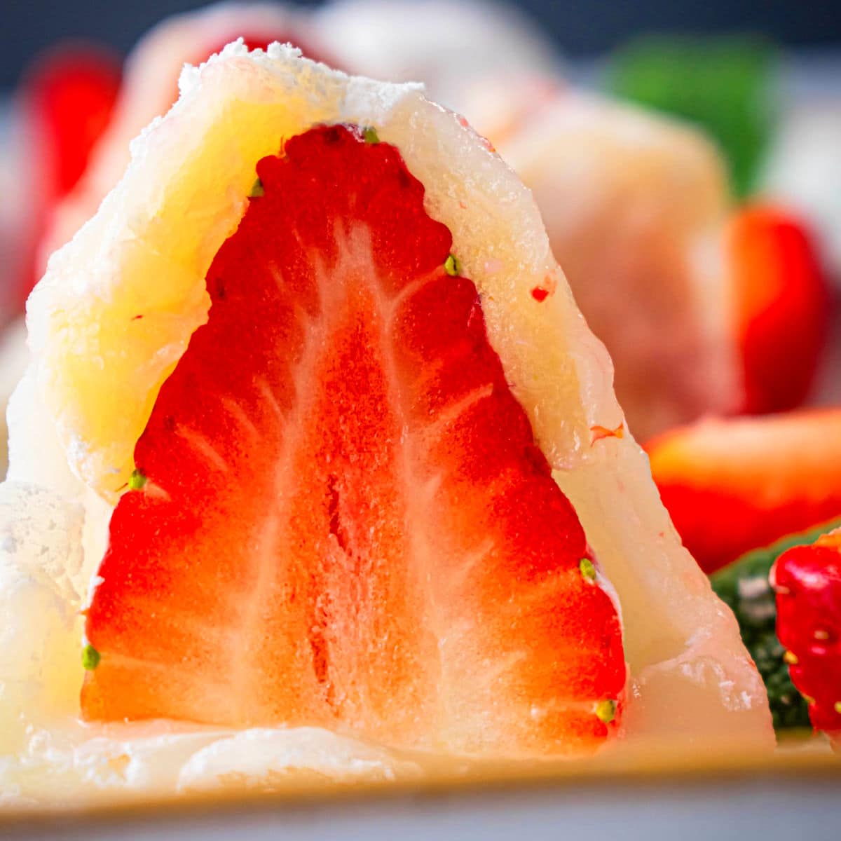 Strawberry Mochi - In the Kitch