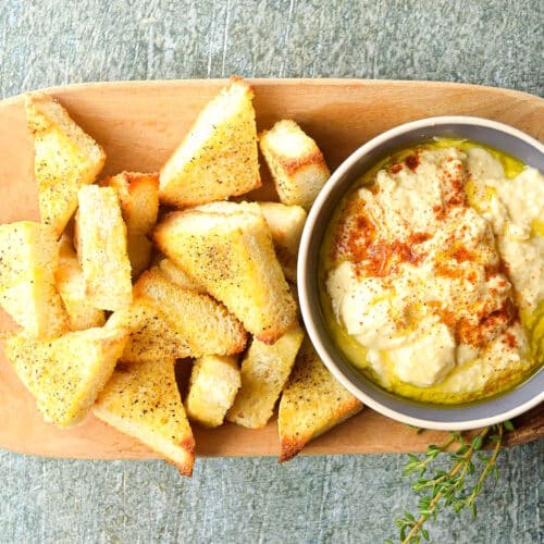 Toast Points with Topping Ideas - In the Kitch